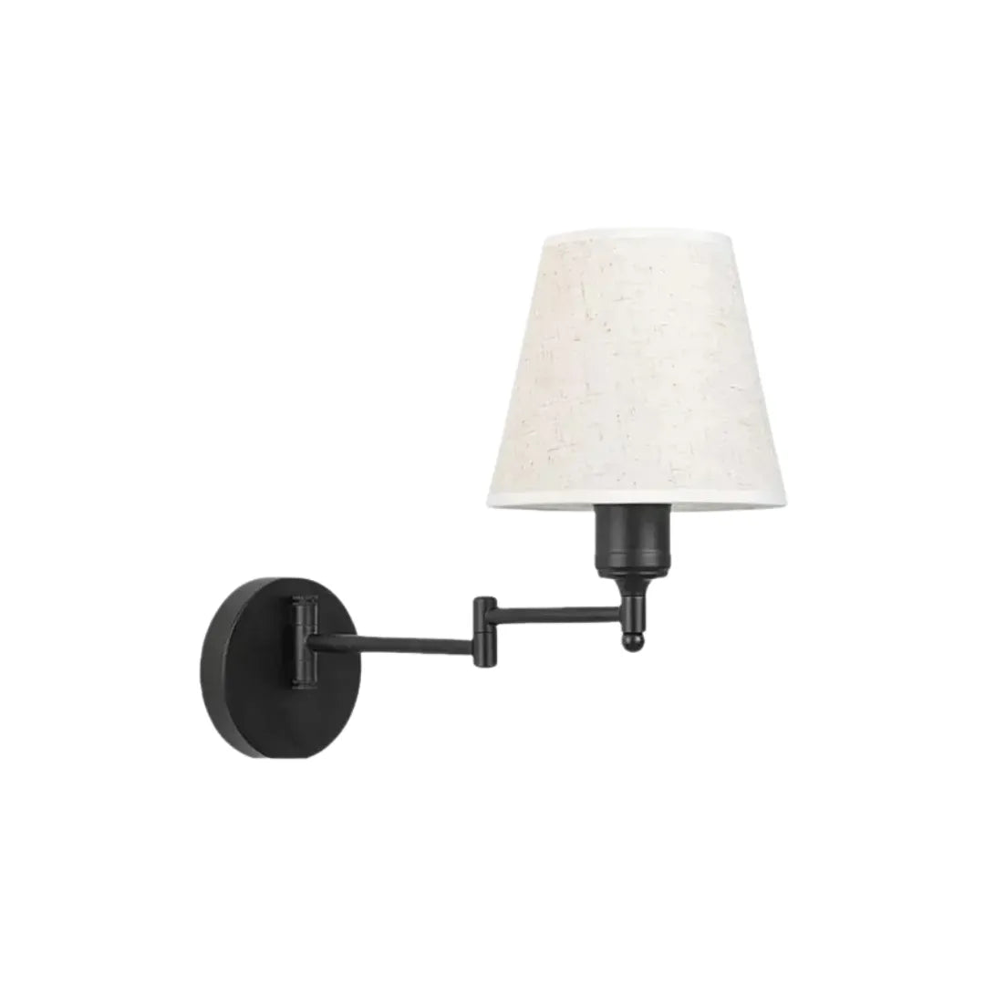 Arandela Articulada LED Avalon com Cúpula em Tecido